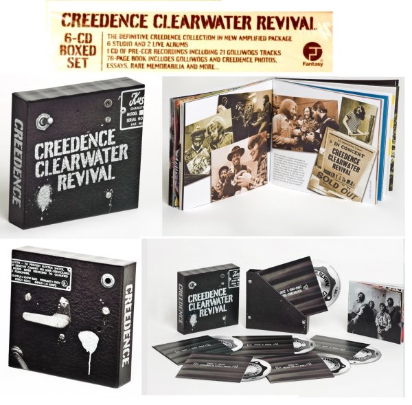 Creedence Clearwater Revival 6 CD Box Set (1961-1972 )+76 Page-Book★USA ...