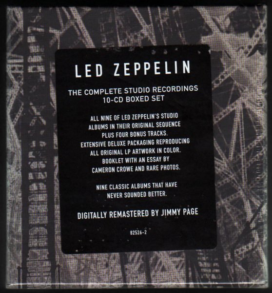 Led Zeppelin The Complete Studio Recordings 10CD box set