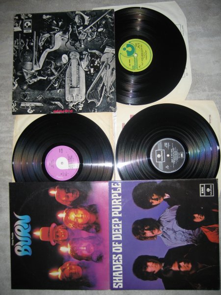 DEEP PURPLE 3 UK LP 1968,69,74 NM/NM