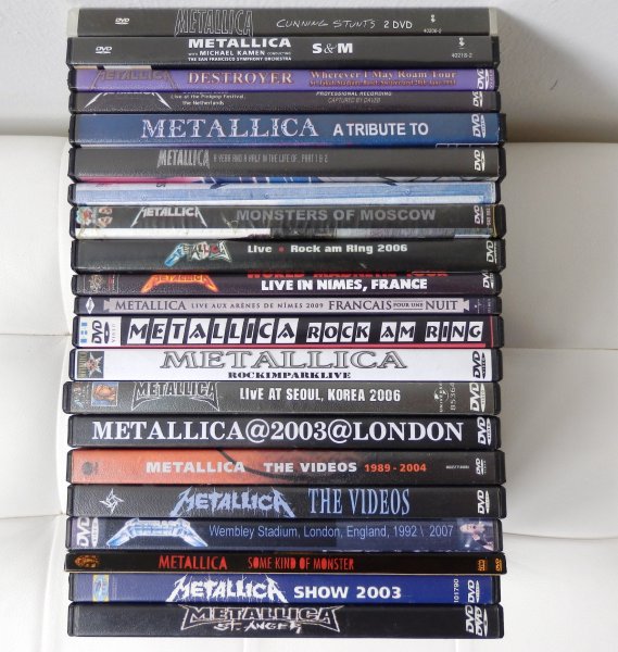 DVD☆MUSIC☆SEAL─ METALLICA 21 DVD концерты и клипы