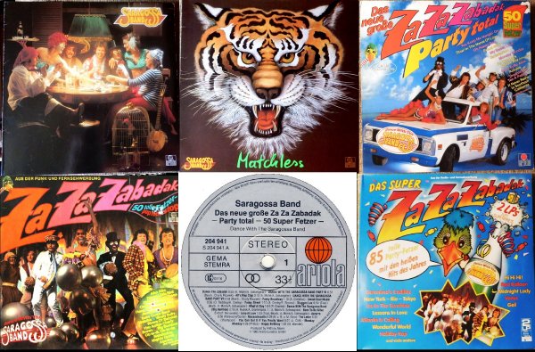 SARAGOSSA BAND 5 альбомов (6 Lp) или «Коллекция сразу» VINYL