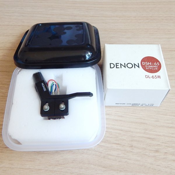 Denon DL-65, шелл Denon PCL-30, вставка эллипсная новая DSN-65 ОРИГИНАЛ