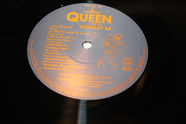 Queen- Live at Wembley 86 2 LP немецкий первый пресс Near Mint