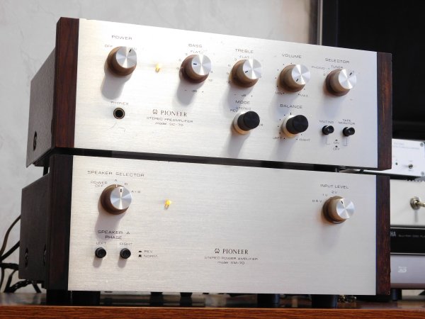 Усилитель мощности PIONEER SM-70 + Предварительный усилитель PIONEER SC-