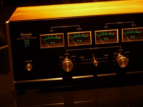 SANSUI QS-1 ☆ Mega Rare Audio 4-Channel Analog Preamp☆©1970☆Japan NM