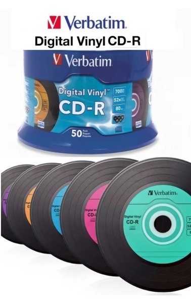 Болванки CD-R– Verbatim Digital Vinyl – это 80 мин записи