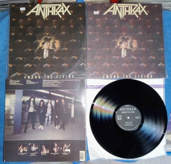 виниловая пластинка Anthrax - Among The Living неноводел С ХРАНЕНИЯ!